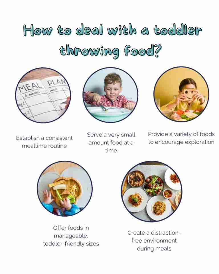 Toddler throwing food: 10 Ways to help - Dietitian With a Difference